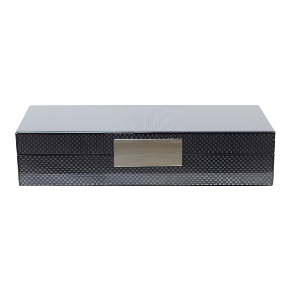 CARBON FIBER BOX WITH SILVER